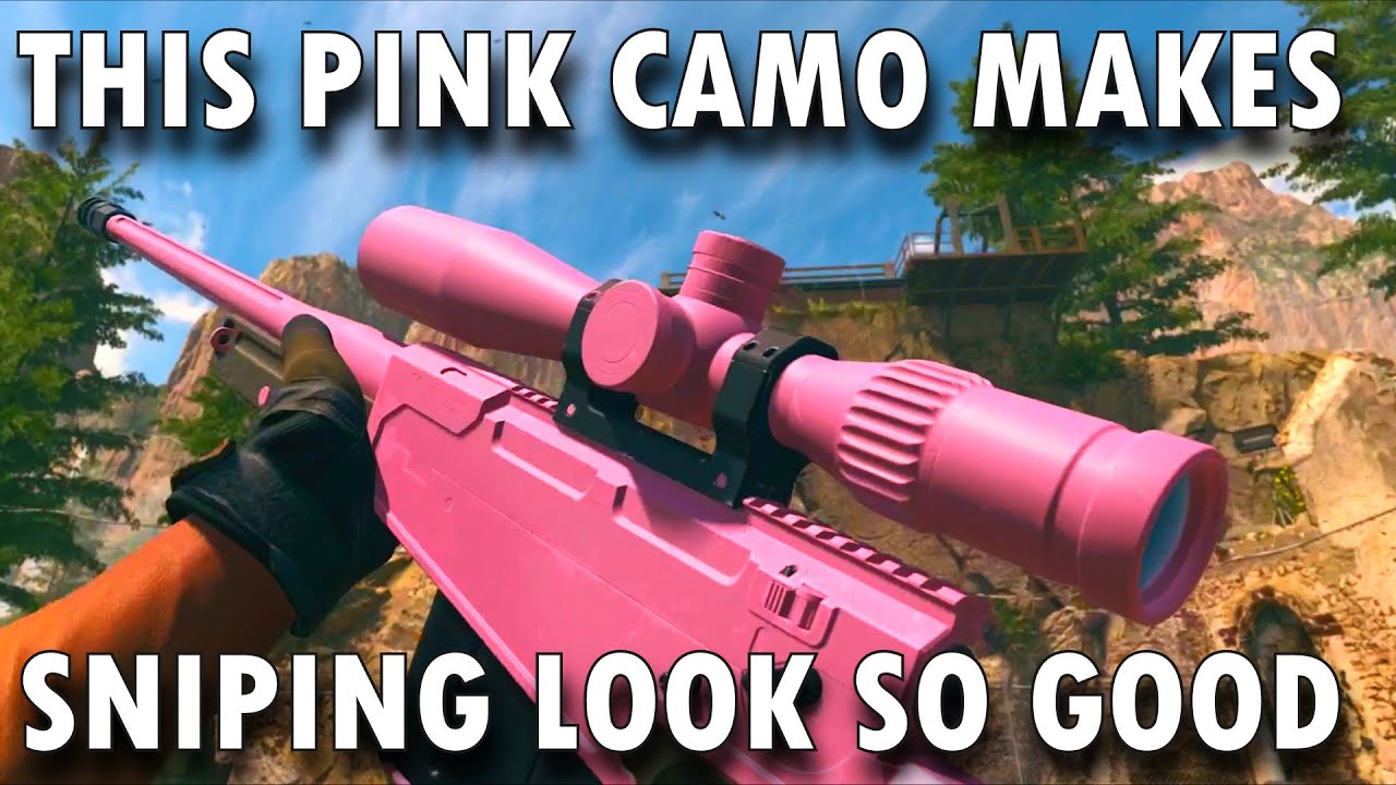 Sniping With The Pink Camo! #viral #callofduty #warzone #gaming # ...