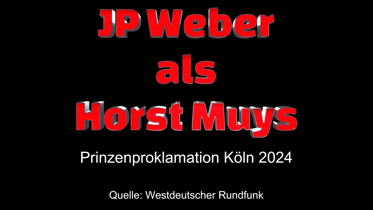 JP Weber vs Horst Muys - Pripro 2024 - Gürzenich Köln - YouTube