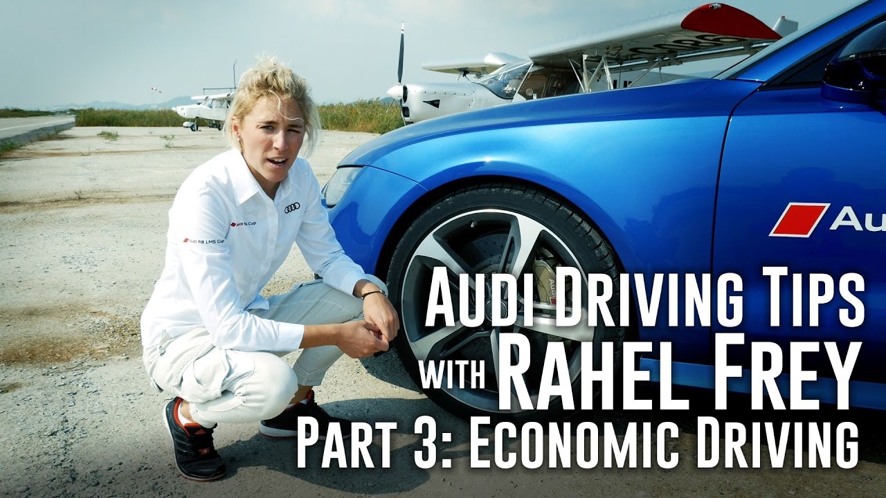 Driving tips with race driver Rahel Frey: 3 - Economic Driving - YouTube