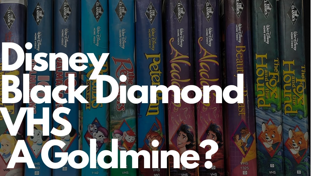 What Are The Disney Black Diamond VHS Tapes Worth? – Myth VS. Reality ...