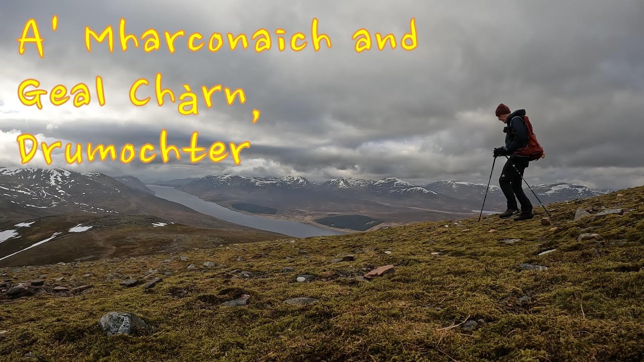 A cracking wee day on the Drumochter hills......A' Mharconaich and Geal ...