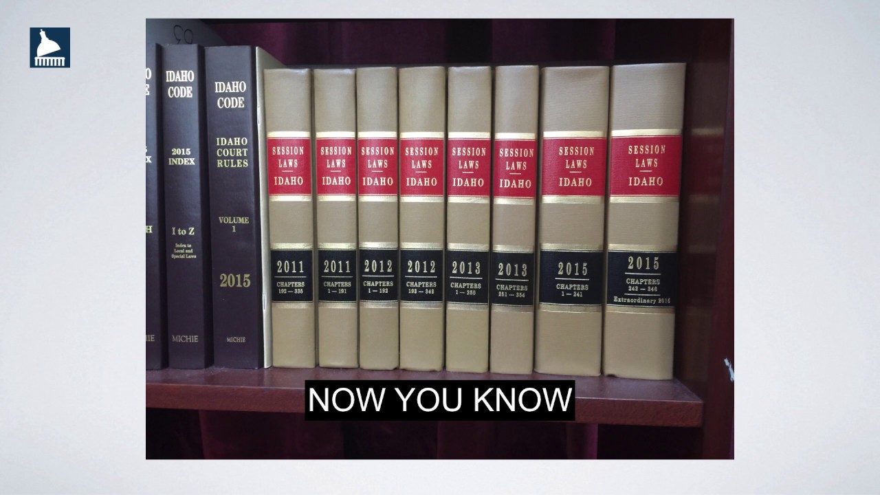 Session Laws - YouTube