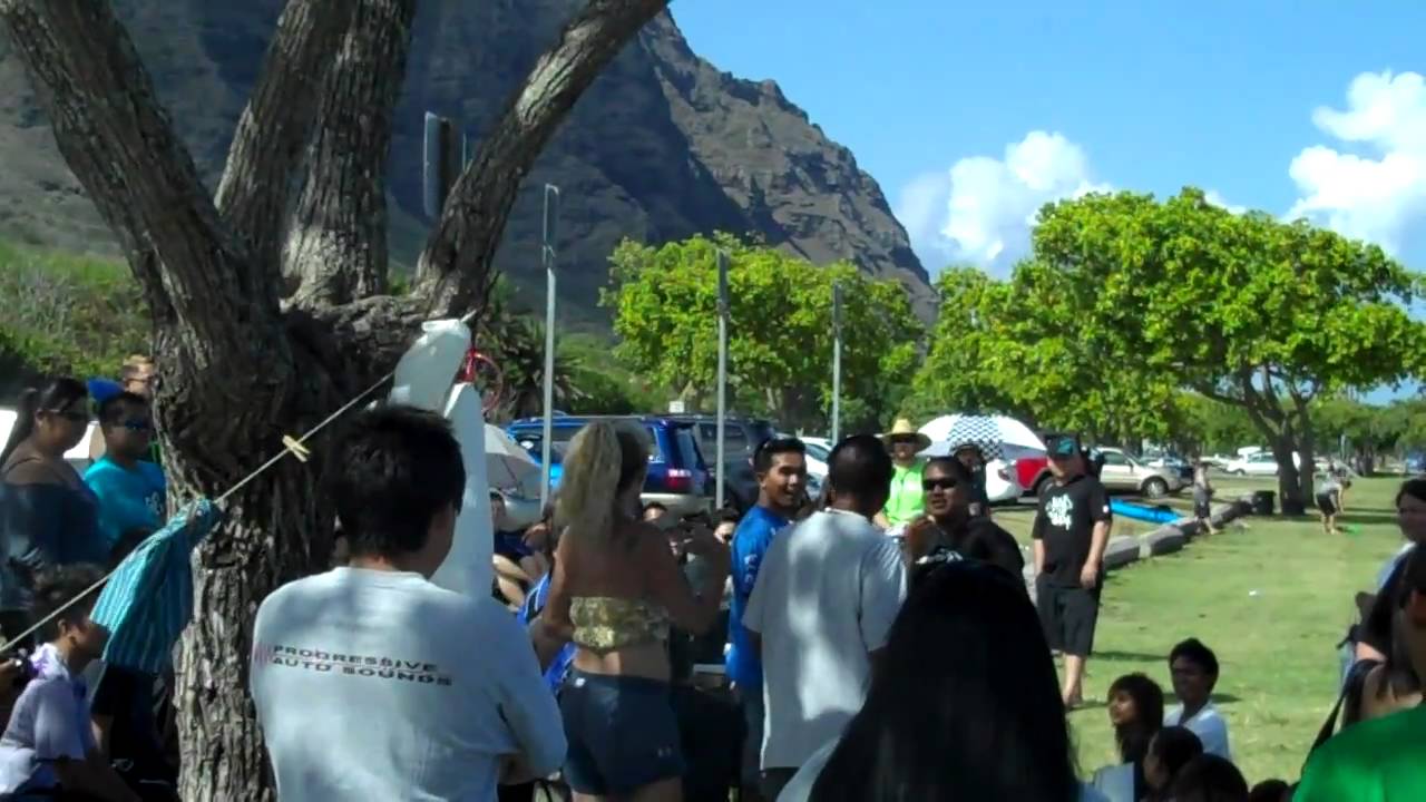 Angry campers interrupting HIIC at China Man's Hat - YouTube