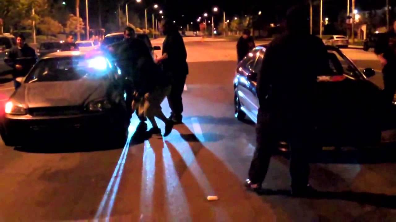 DFR'S nitrous 4 door VS Team Knockout turbo civic - YouTube