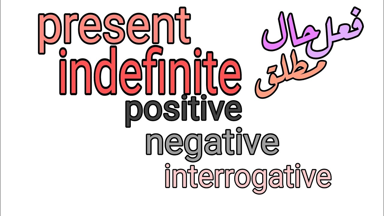 Present indefinite positive negative interrogative - YouTube