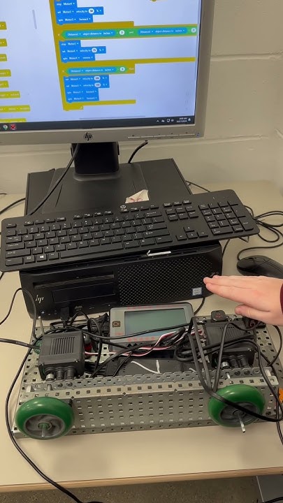 VEX Test Bed Level 2 Program 6 Distance Sensor #shorts - YouTube