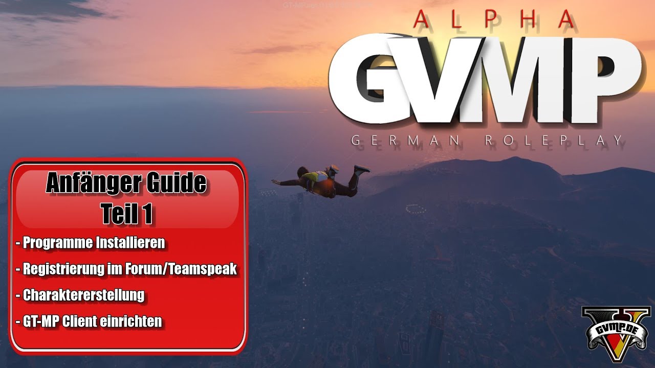 GVMP Anfänger Guide Teil 1 | Registrierung Forum, Teamspeak, Voice ...