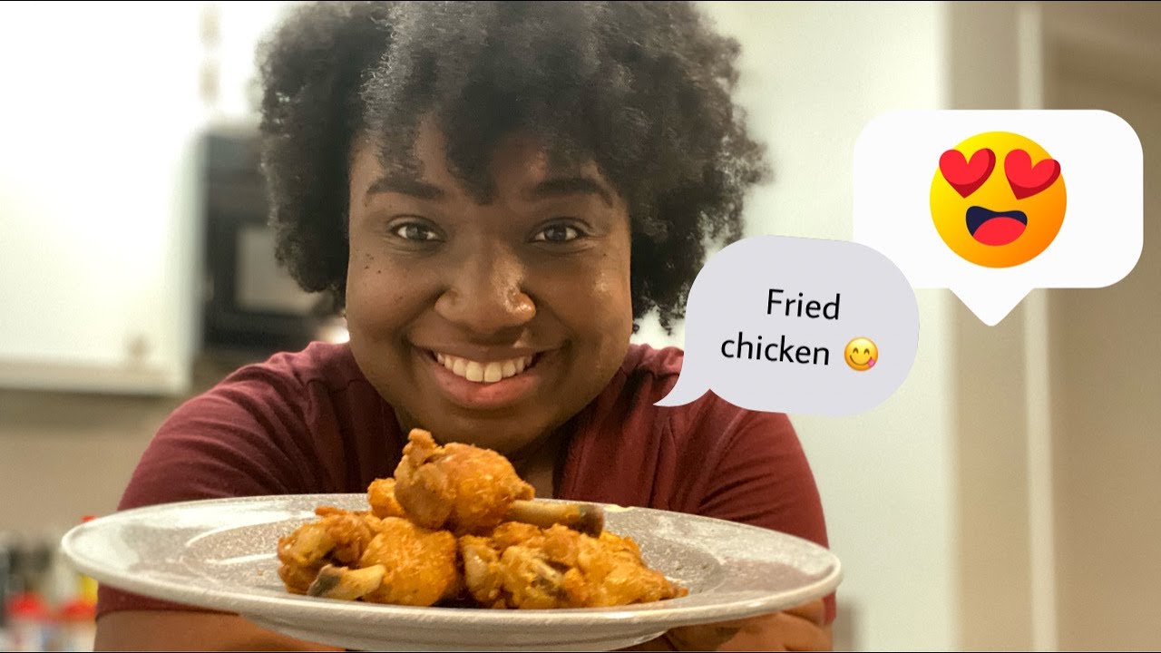 Cooking with JESS// FRIED CHICKEN// Poul Fri - YouTube
