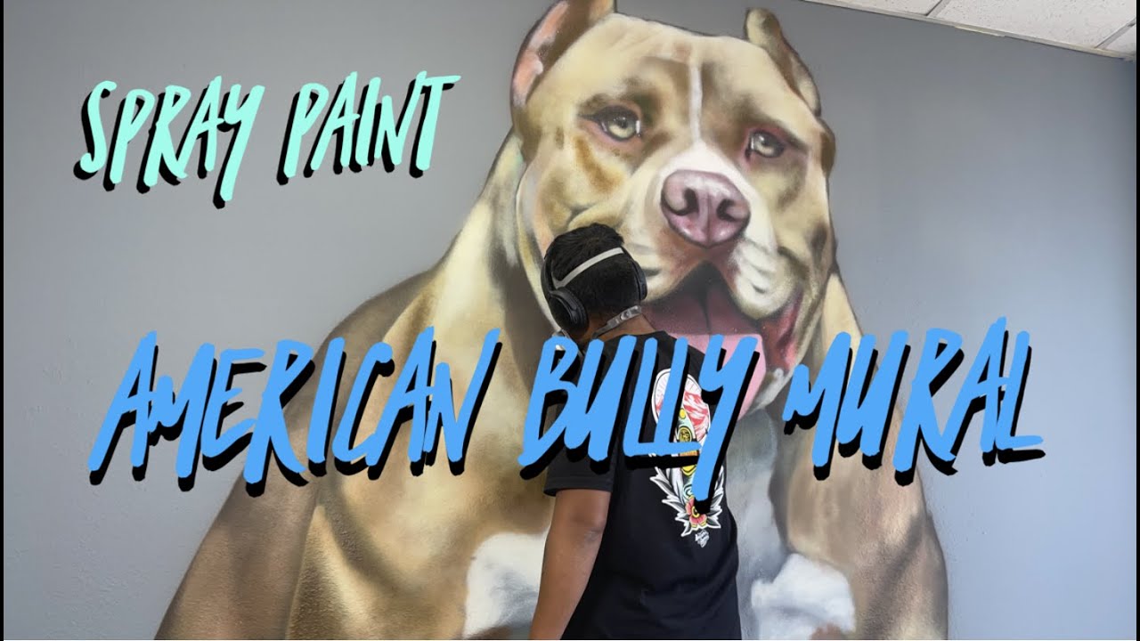 American Bully Mural - YouTube
