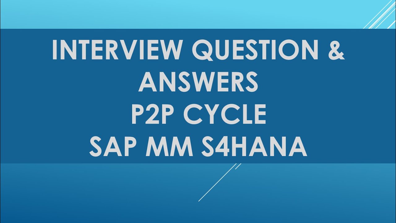 sap mm interview questions and answers for 3 years experience | sap mm ...