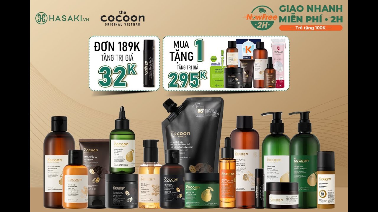 💝𝐂𝐨𝐜𝐨𝐨𝐧 𝐱 𝐇𝐚𝐬𝐚𝐤𝐢 |MUA 1 TẶNG 1 TRỊ GIÁ #295K - TẶNG THÊM QUÀ CHO ĐƠN 189K - YouTube
