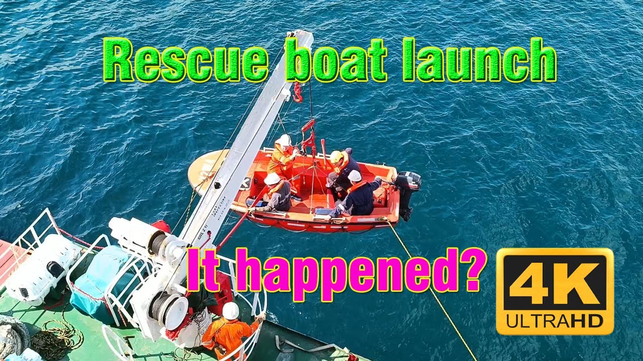 Rescue Boat Launch and Recovery Procedure 4K Video - YouTube