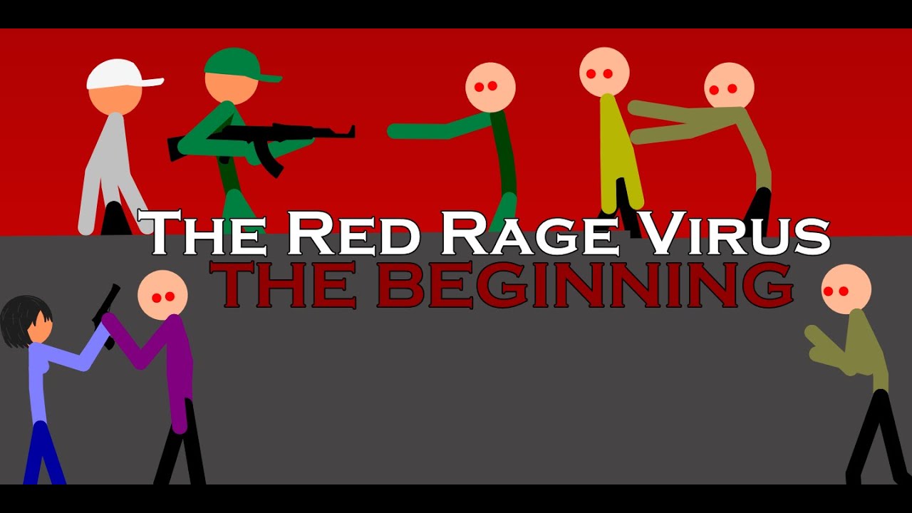 THE RED RAGE VIRUS Episode : 01 "THE BEGINNING" || Pivot Stickman ...
