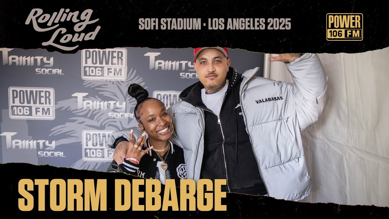 Backstage At Rolling Loud California 2025 With Storm DeBarge - YouTube