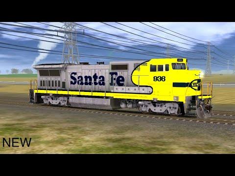 NEW ENGINE!!!!! ATSF B40-8W YellowBonnet Showcase - YouTube