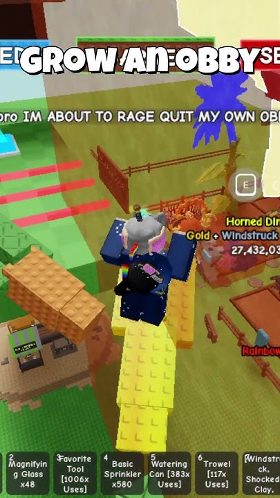 Obby Was Spammed During Admin Abuse in Grow A Garden?!?! #roblox - YouTube