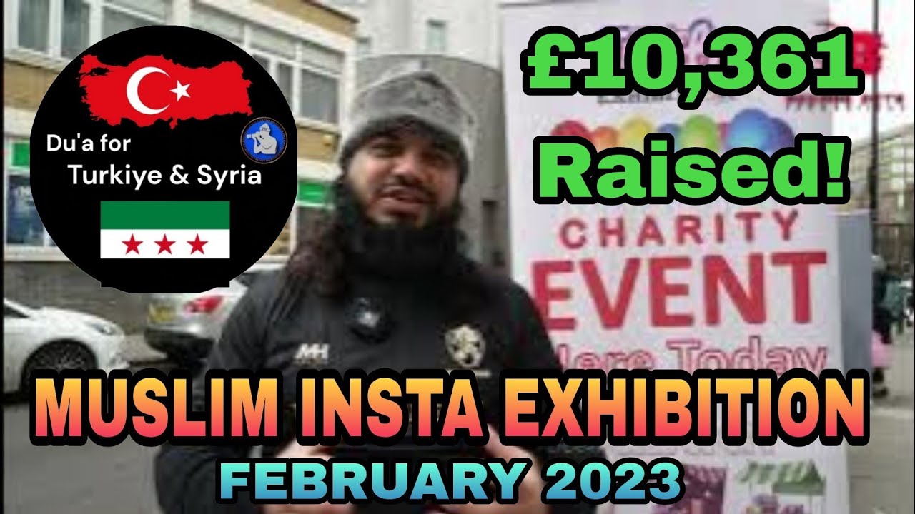 Muslim Insta Exhibition in London Raises Funds for Earthquake - YouTube