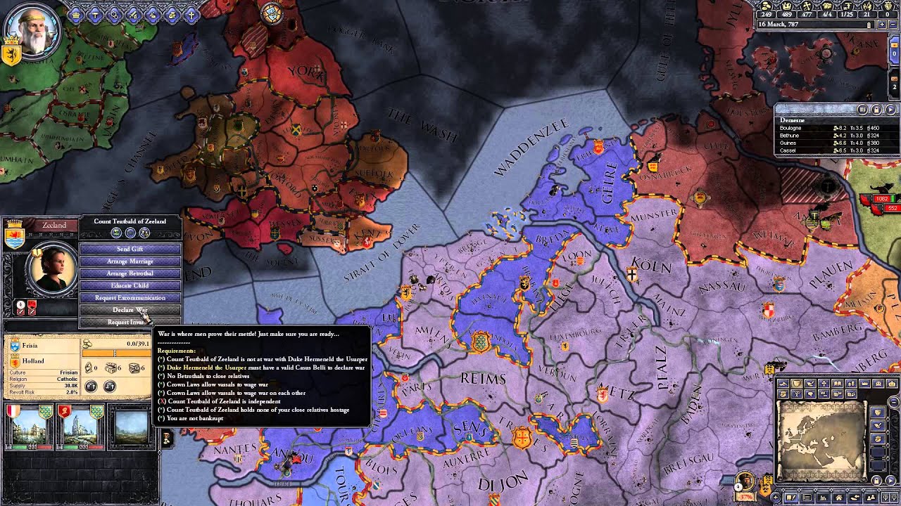Crusader Kings 2 - The Frisian Coast is Long # 4 - YouTube