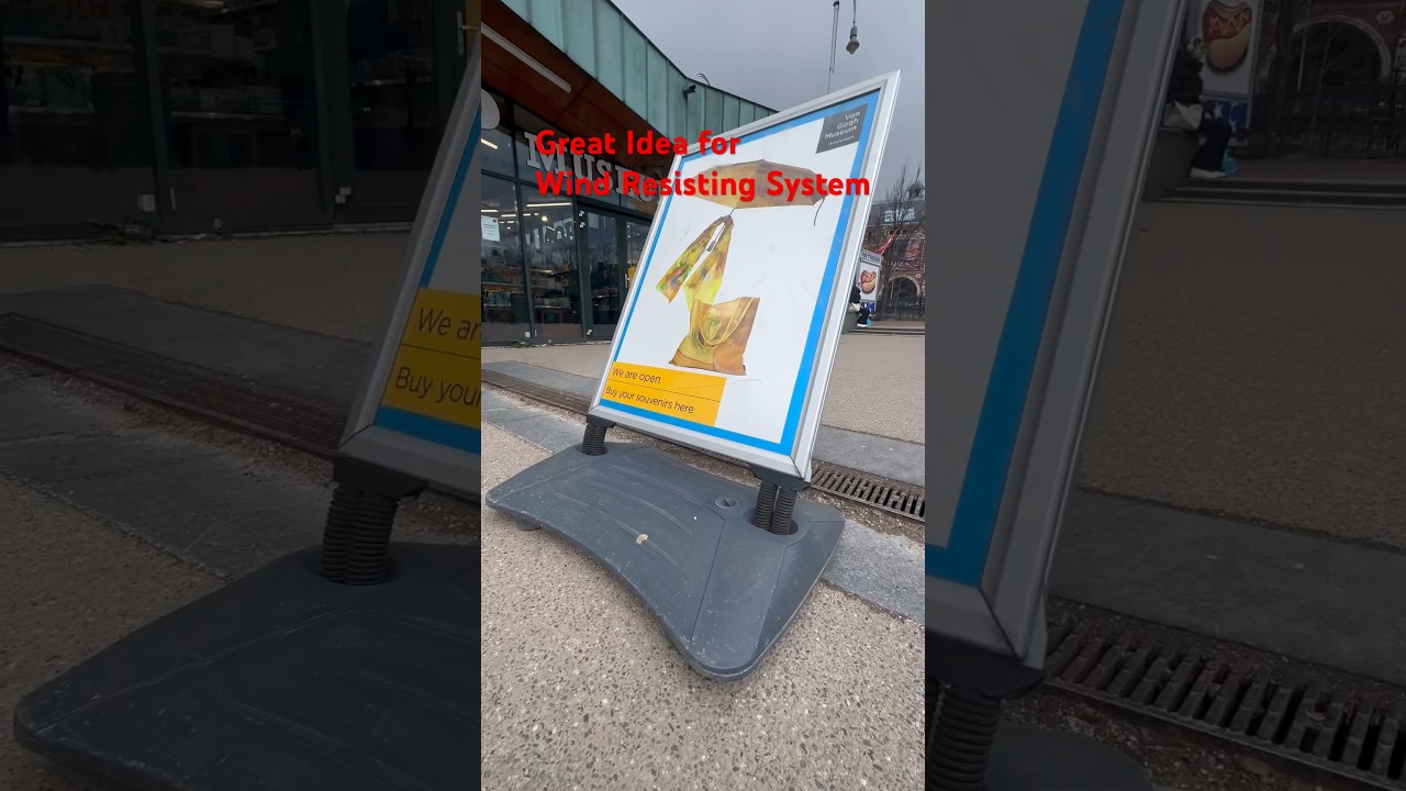 Sign Board - Wind Resisting System for Signboard #windload #amsterdam ...