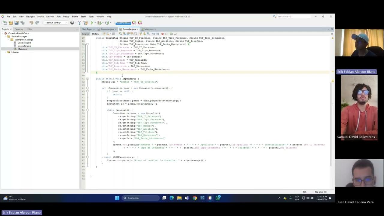 Union de Mysql y java Con JDBC - YouTube
