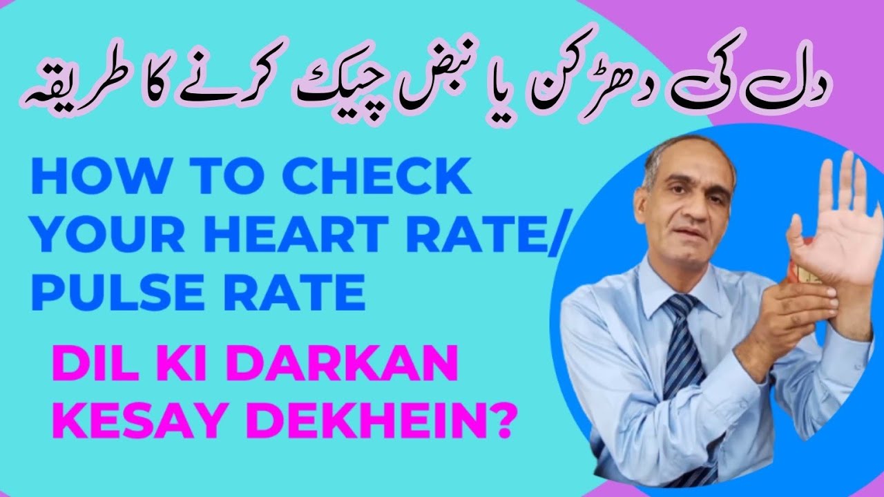 HOW TO MEASURE THE PULSE RATE (HEART RATE)/ DIL KI DARKAN KESAY CHECK ...