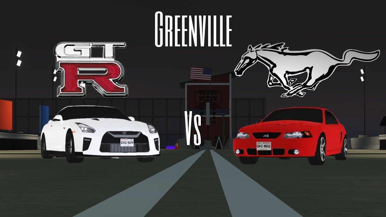 Nissan GT-R VS Ford Mustang "Terminator" | ROBLOX Greenville - YouTube