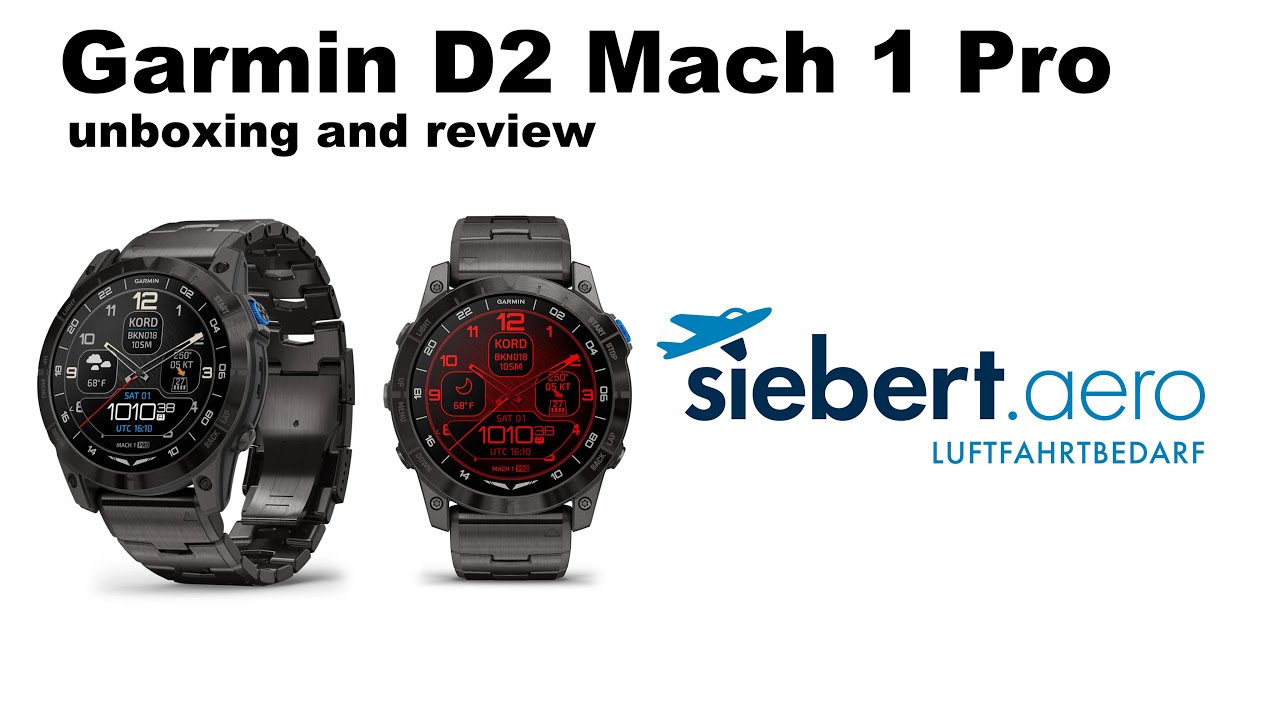 Garmin D2 Mach 1 Pro | Unboxing and Review - Deutsch - YouTube