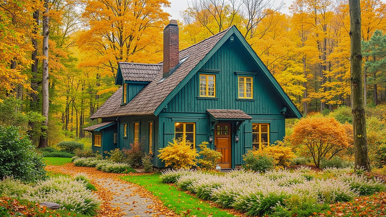 Beautiful Relaxing Music 🍁 Soothing Autumn Music For Stress Relief ...