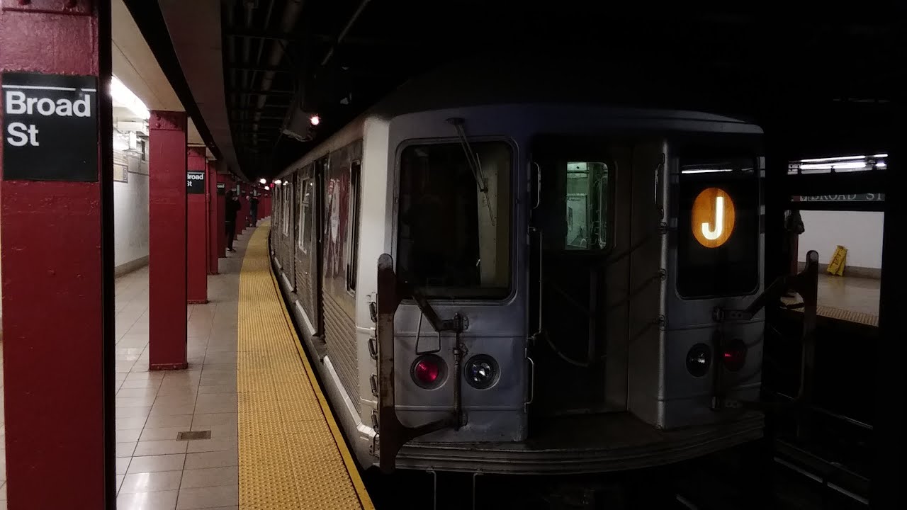 R46 F Trains At Delancey Street + The RFW R42 J Train Ride From Essex ...
