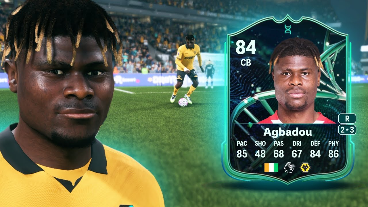 BEAST! 84 AGBADOU BACKLINE GLOW EVOLUTION PLAYER REVIEW | FC 26 ...