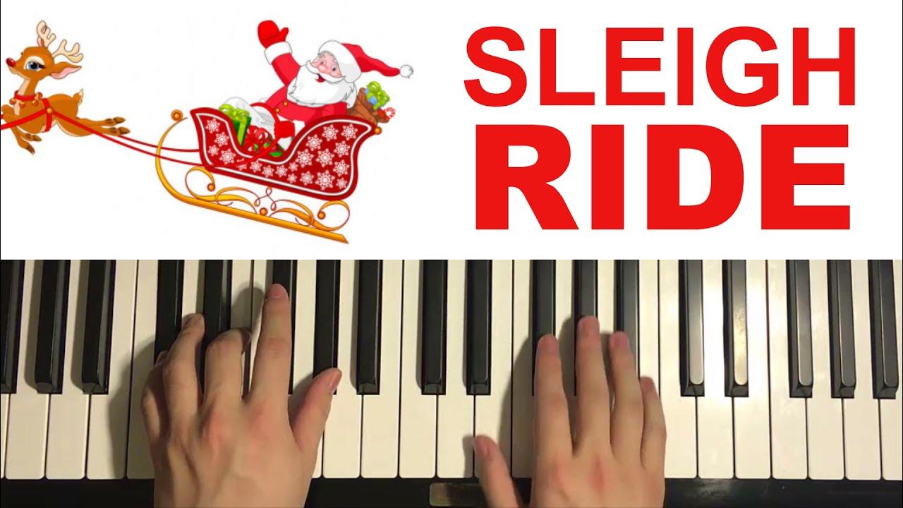 How To Play - Sleigh Ride (Piano Tutorial Lesson) - YouTube
