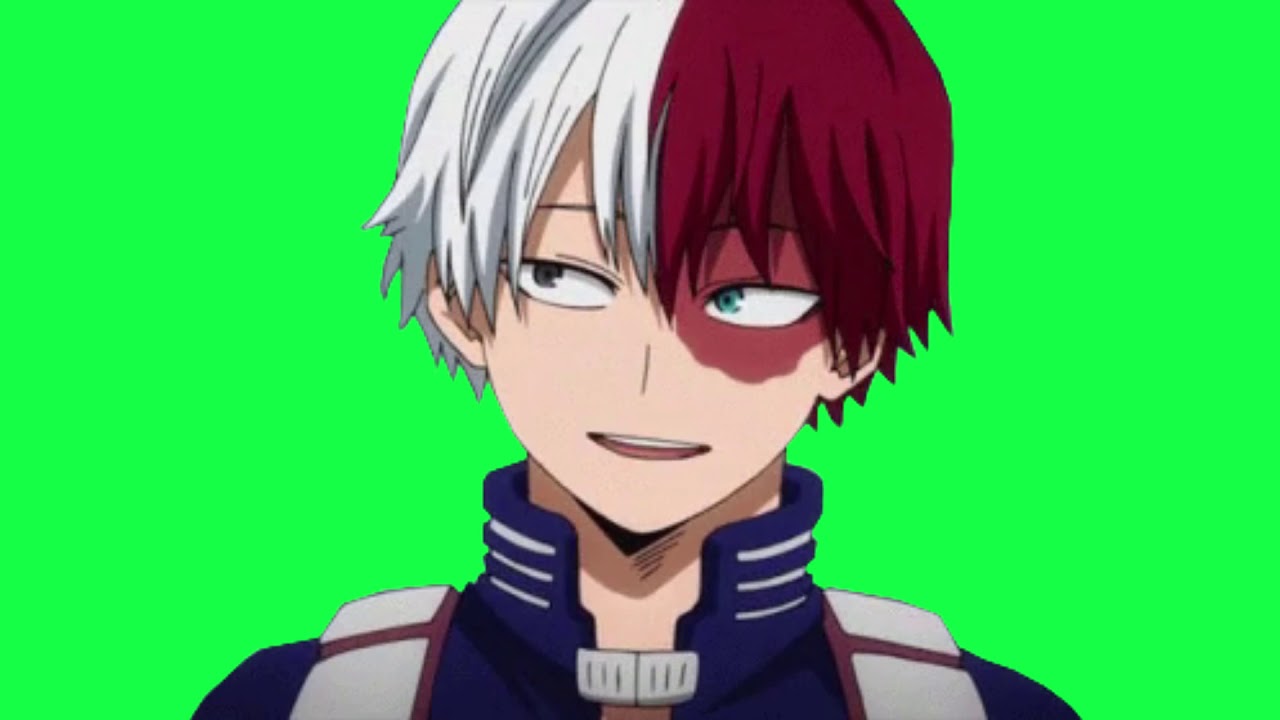 Todoroki Anime Green Screen 2 - YouTube