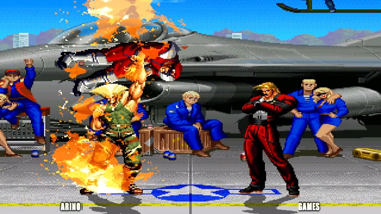 GUILE SUPER VS MASTER RUGAL! EPIC! KOF ARINO GAMES! - YouTube
