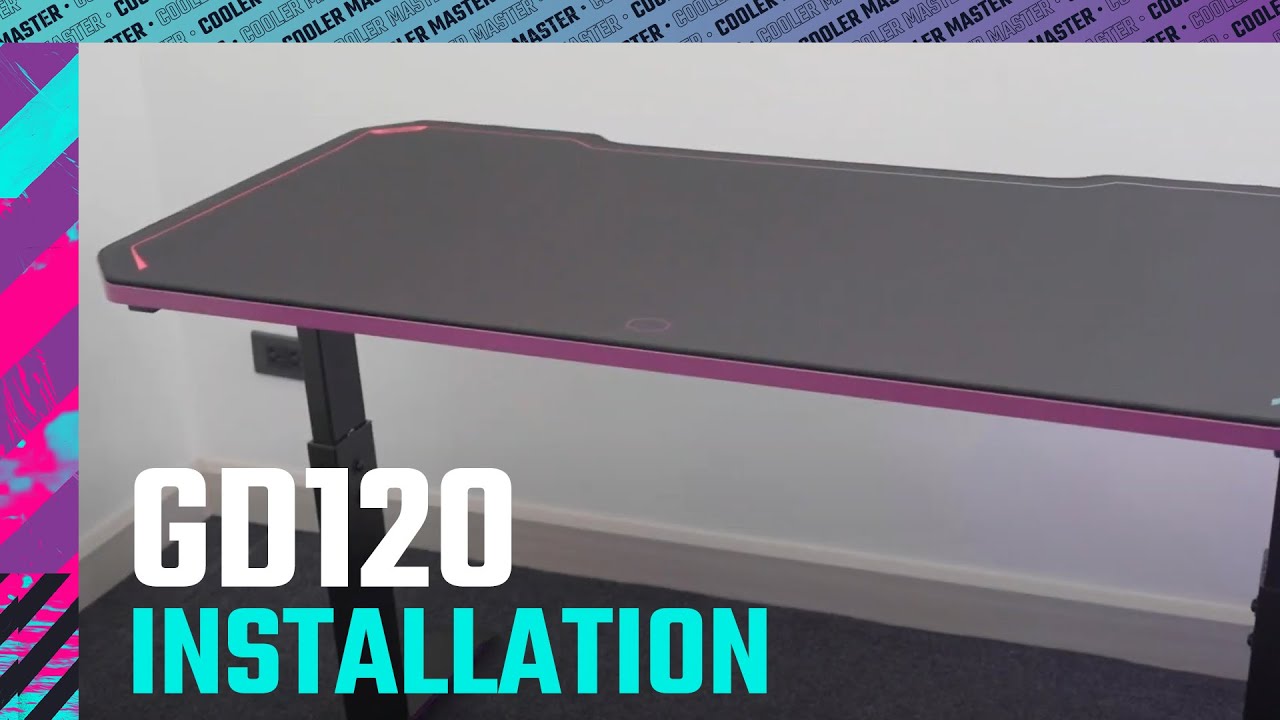 Cooler Master GD120 Gaming Desk Installation Video - YouTube
