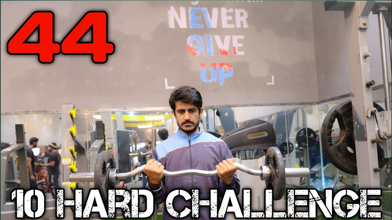 44/366Days Hard Workout Challenge & Life Change Challenge || 10 Rule ...