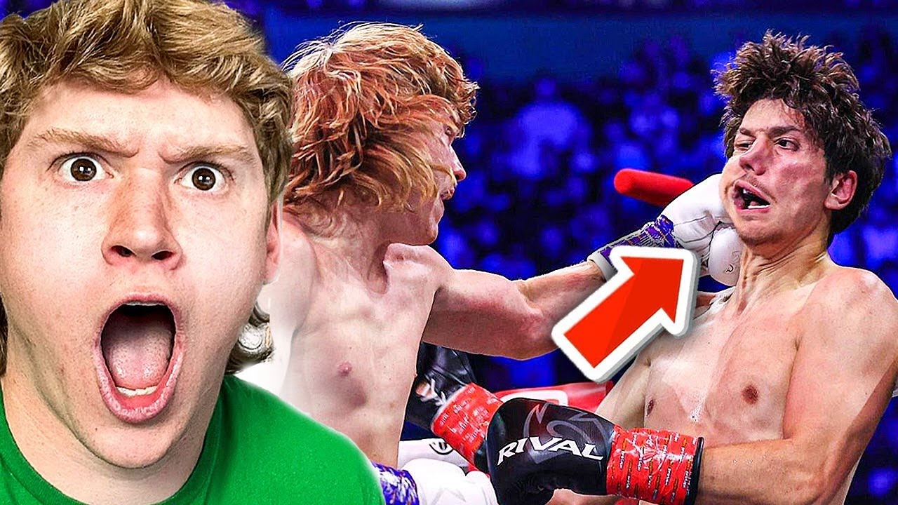 REACTING To My Fight! (Prime Card) - YouTube