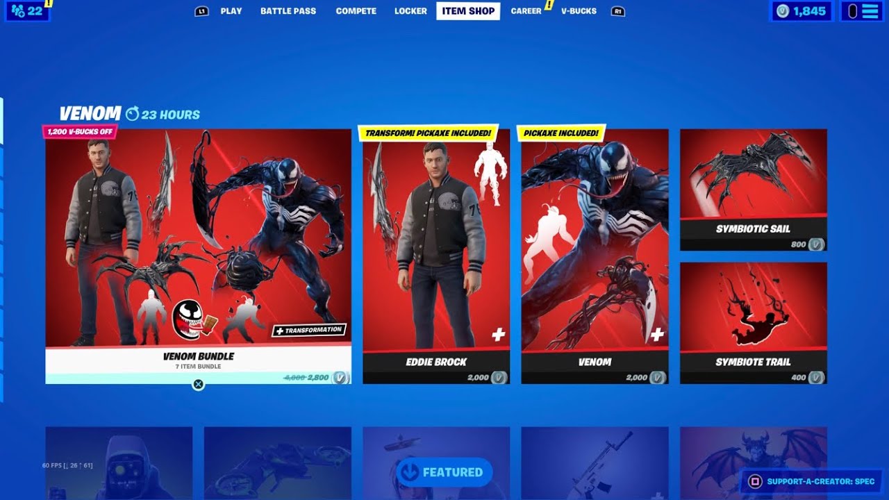 *NEW* Eddie Brock & Venom Bundle! (Fortnite Battle Royale) - YouTube