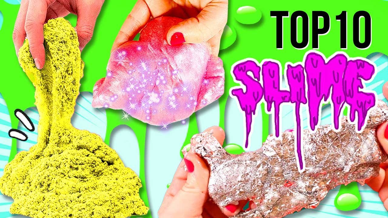 TOP 10 SLIMES - TOP 10 das receitas dos melhores SLIMES * TOP 10 ...