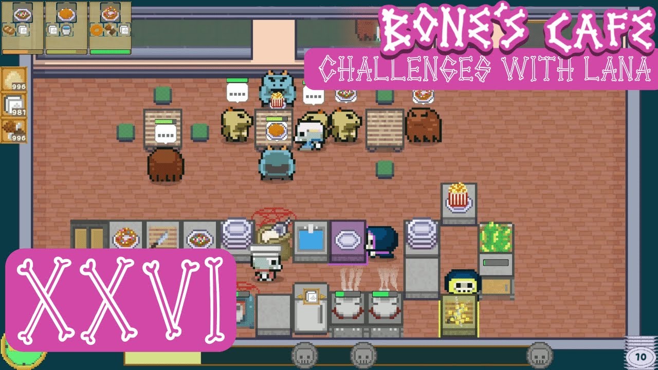 Bones Cafe Challenges - Sugar Coma and Caaaaaaake! - Lets Play - [26 ...