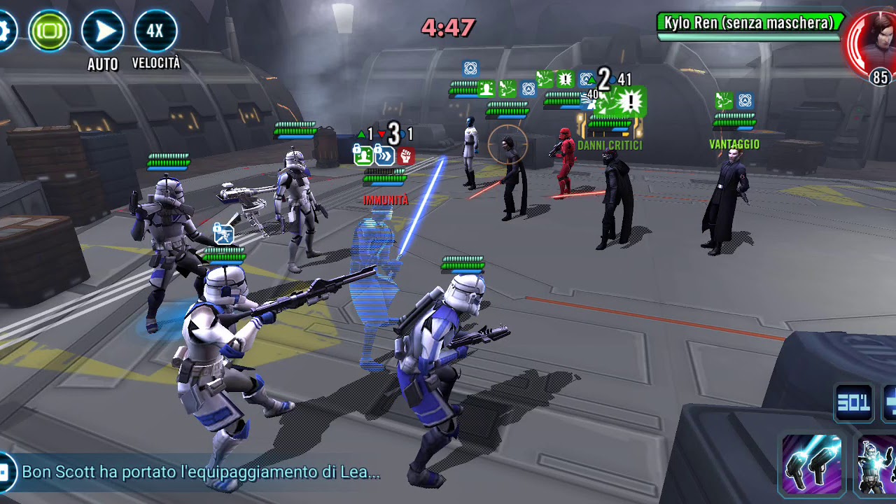 swgoh - gas vs slkr - YouTube