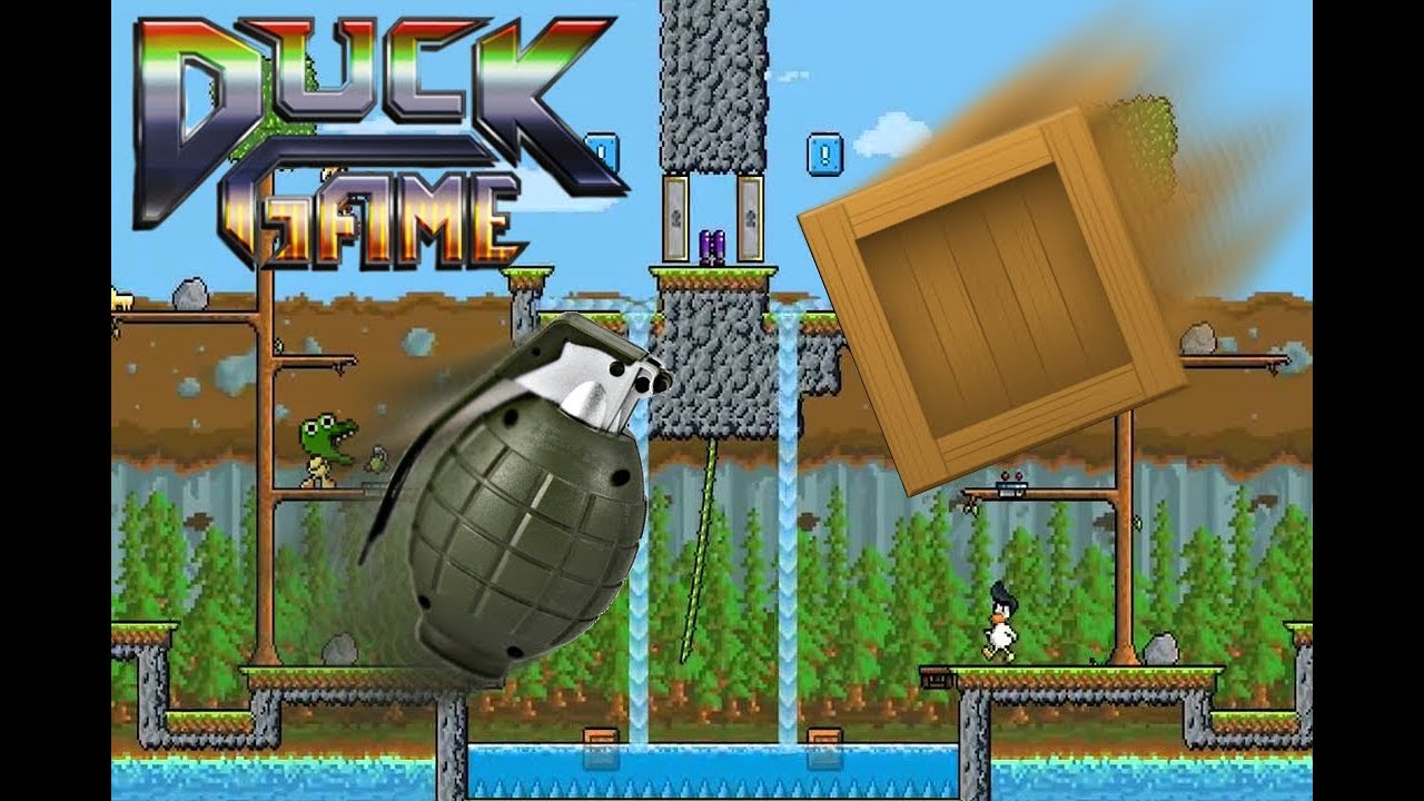 Duck Game w/ Friends! - Grenades vs Boxes - YouTube