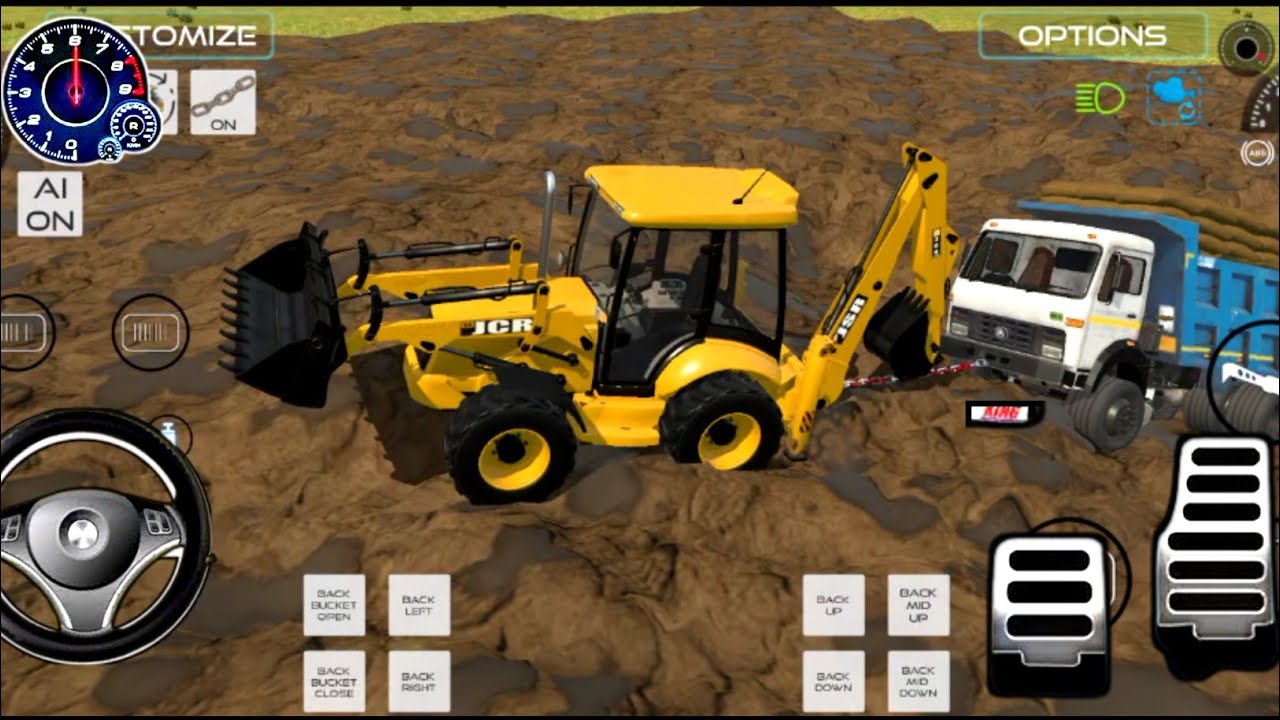 🚜 JCB ने तो Truck फाड़ डाला 😱 | Desi JCB Loader Game | Indian ...