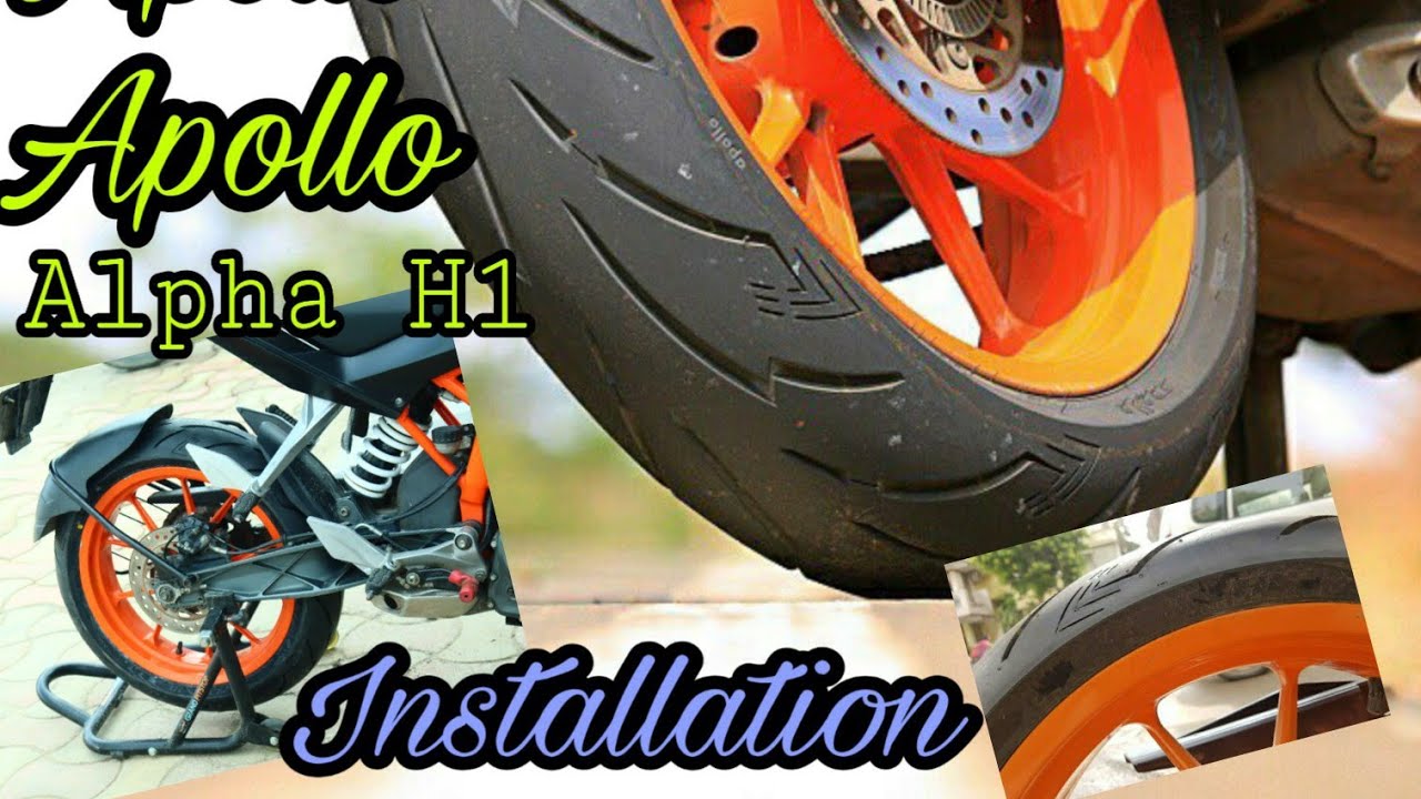 All Condition Zero steel Radial tyre|| Installation of Apollo Alpha H1 ...