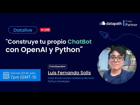 Datalive "Construye tu propio ChatBot con OpenAI y Python"🚀 - YouTube