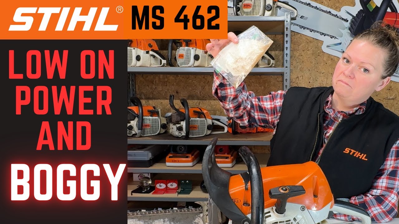 Stihl MS 462C Chainsaw — LOW ON POWER And BOGS! Diagnostics and M-Tronic Calibration! - YouTube