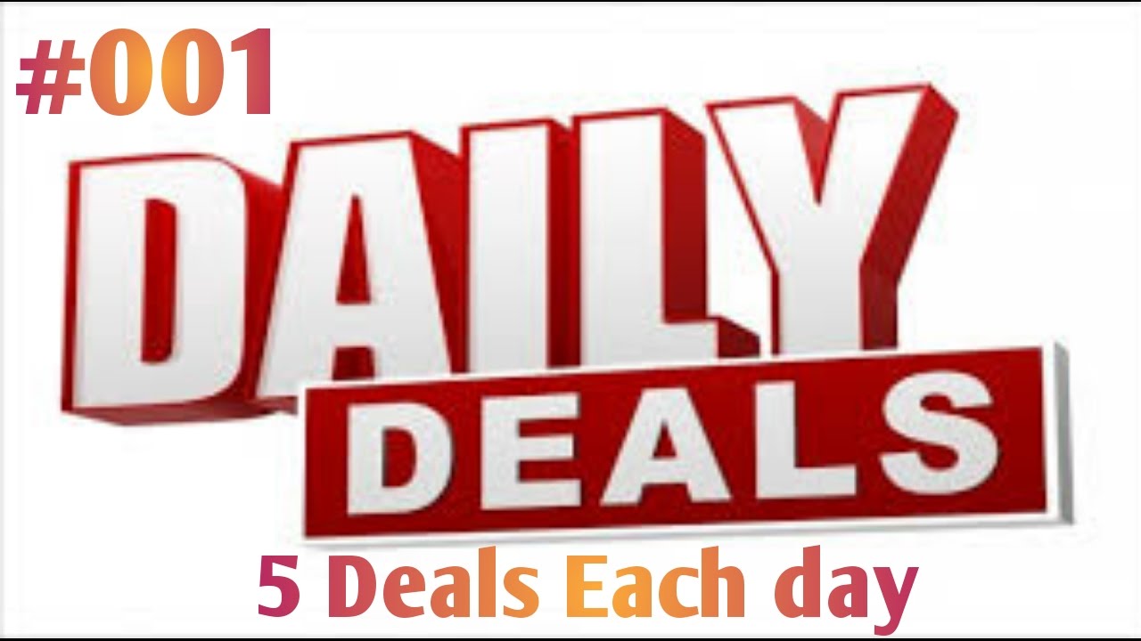 #001 daily deals:5 amazing deals of the day in india - YouTube