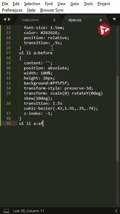 Create Menu Hover Effect Html And Css Sourcecode Youtube 7020