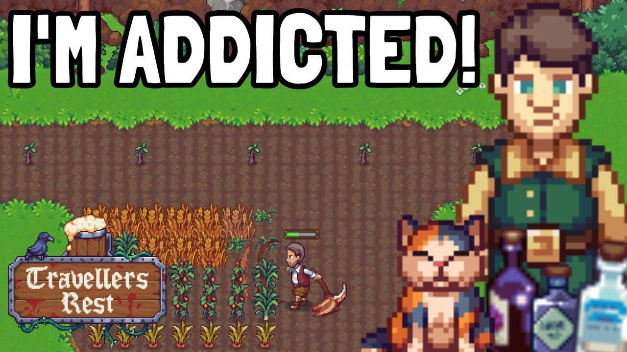 Run Your Own Tavern in This EPIC Farm Sim RPG! - Travellers Rest - YouTube