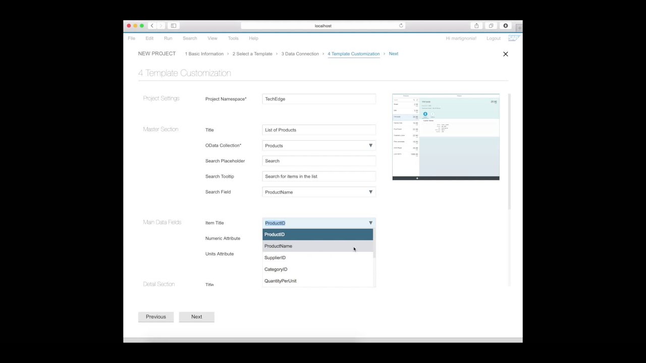 Create Sapui5 Application With Sap Web Ide In A Minute Youtube