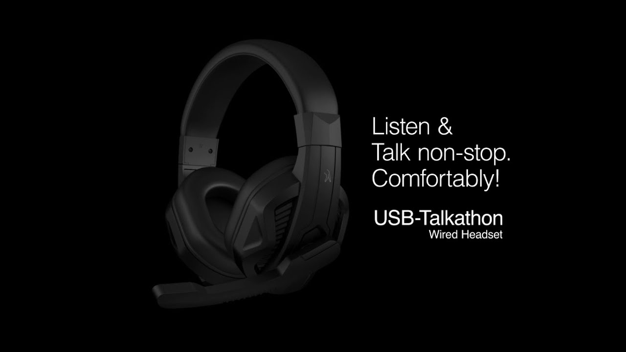 FINGERS USB-Talkathon Wired Headset: Crystal-clear Sound & Maximum ...